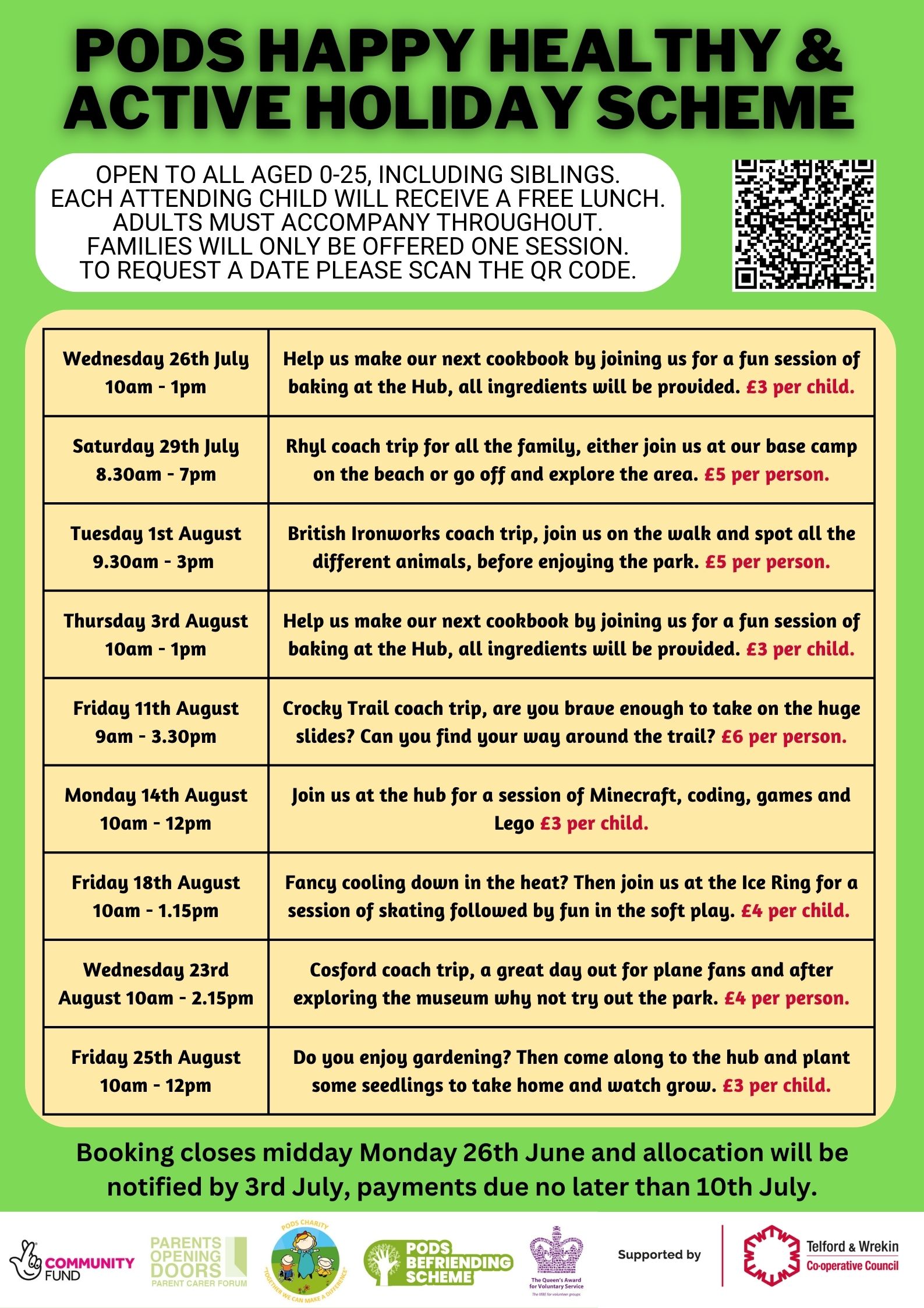 PODS Happy Healthy & Active Holiday Scheme - Together We Can Make a ...